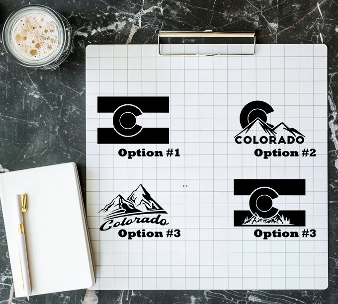 Colorado Flag Decal Colorado Mountain Flag Vinyl Decal Colorado ...