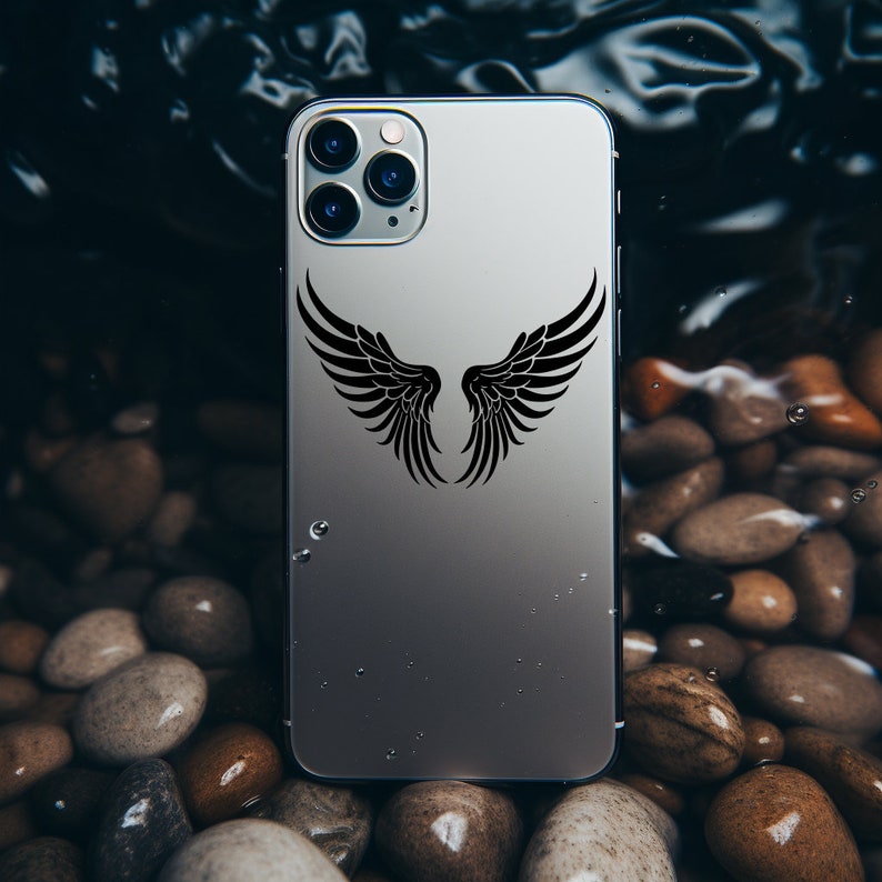 Angel Wings Vinyl Decal, Memorial Decal, Angel Wings Car Decal, Tumbler ...