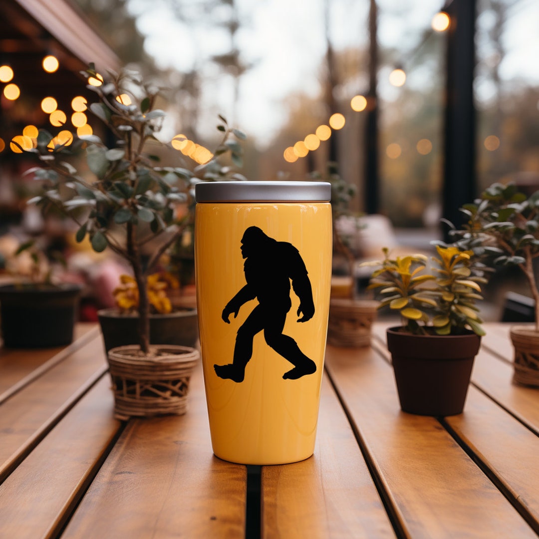 Sasquatch Bigfoot Silhouette Decal, Sasquatch Walking for Jeep, Outdoor ...