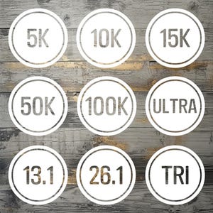 Running Sticker Vinyl Decal | Runner Stickers - Race - Running | 5K 10K ...