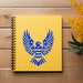 Flying Eagle Decal, Customized Decal, Eagle Car Sticker, Soaring Eagle ...