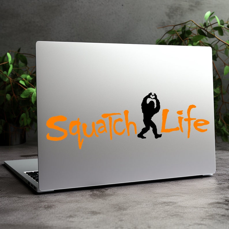 Bigfoot Sasquatch Life Decal, Customized Bigfoot Decal, Sasquatch Car ...