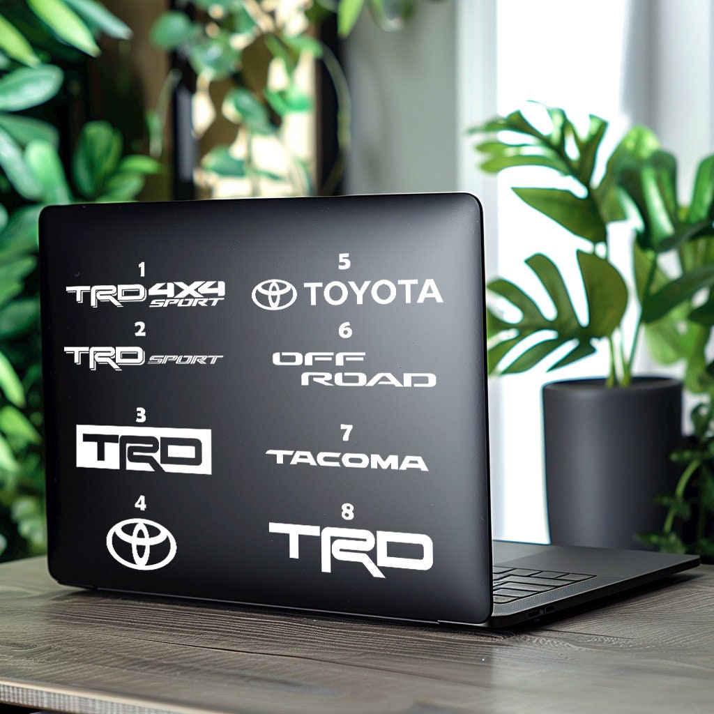 Toyota TRD Sponsor Vinyl Decal Toyota Racing Decal Custom TRD Decal Car ...