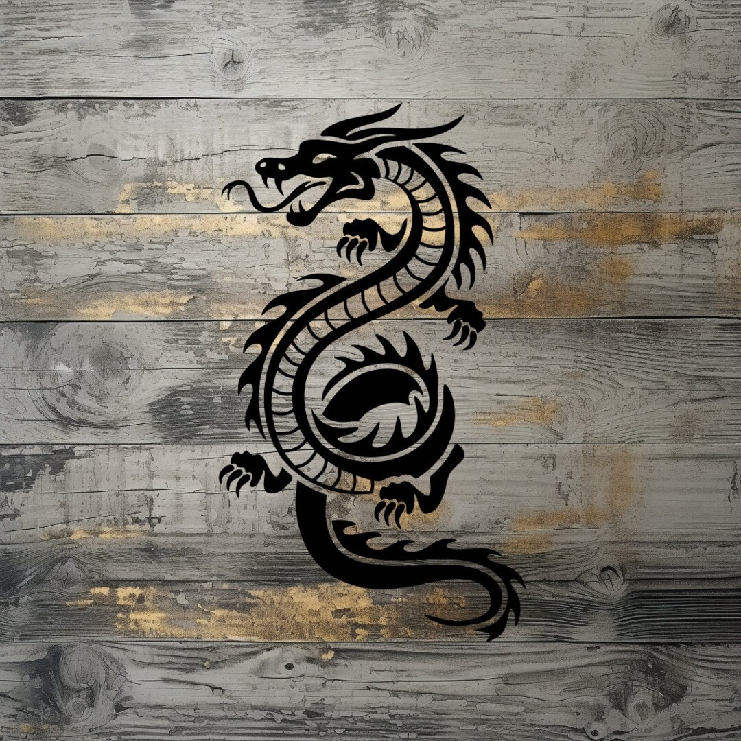 Dragon Vinyl Decal, Dragon Decal, Dragon iPad Decal, Decal Dragon Car ...