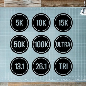 Running Sticker Vinyl Decal | Runner Stickers - Race - Running | 5K 10K ...