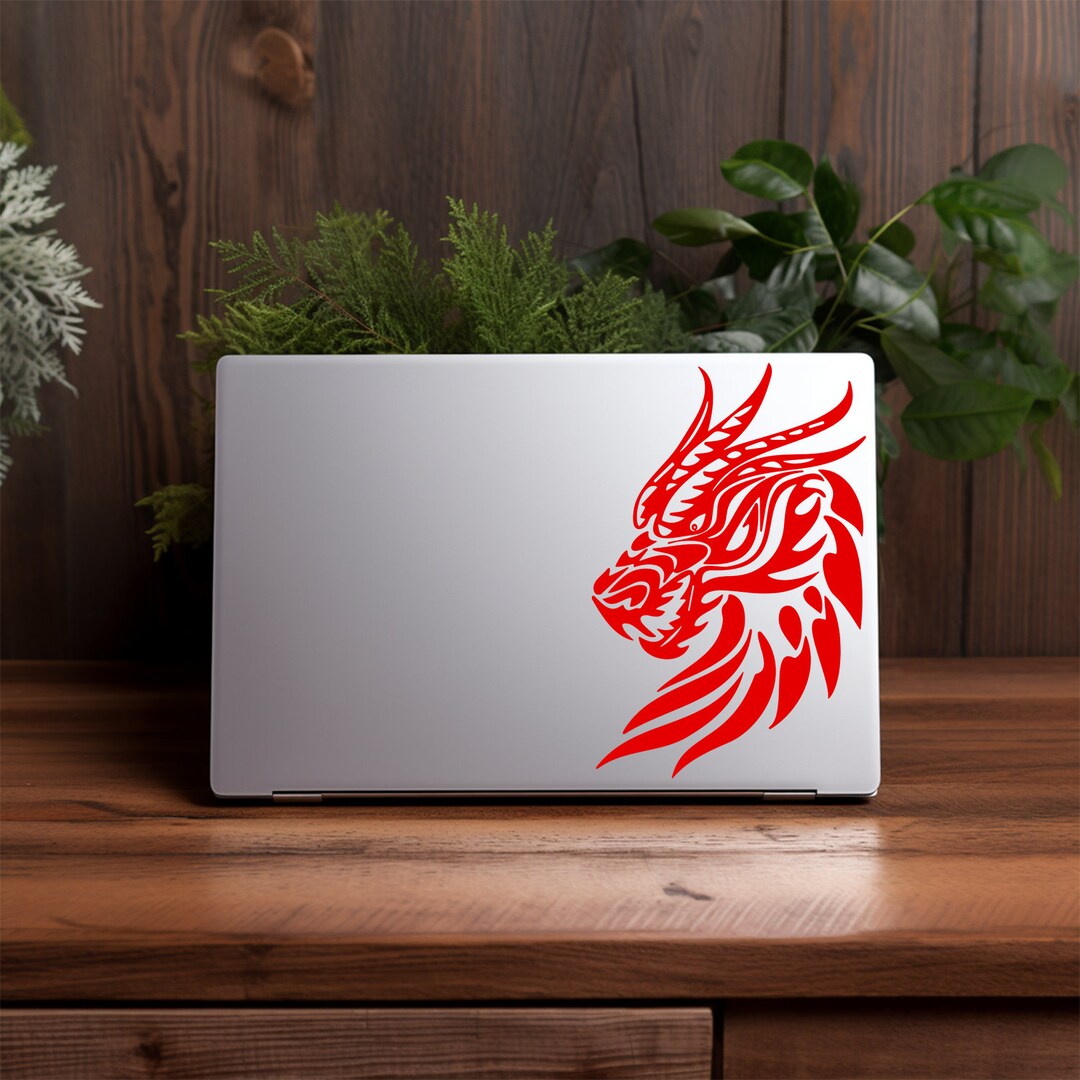 Mystic Dragon Vinyl Decal, Angry Dragon Decal, Mystic Creatures Decal ...