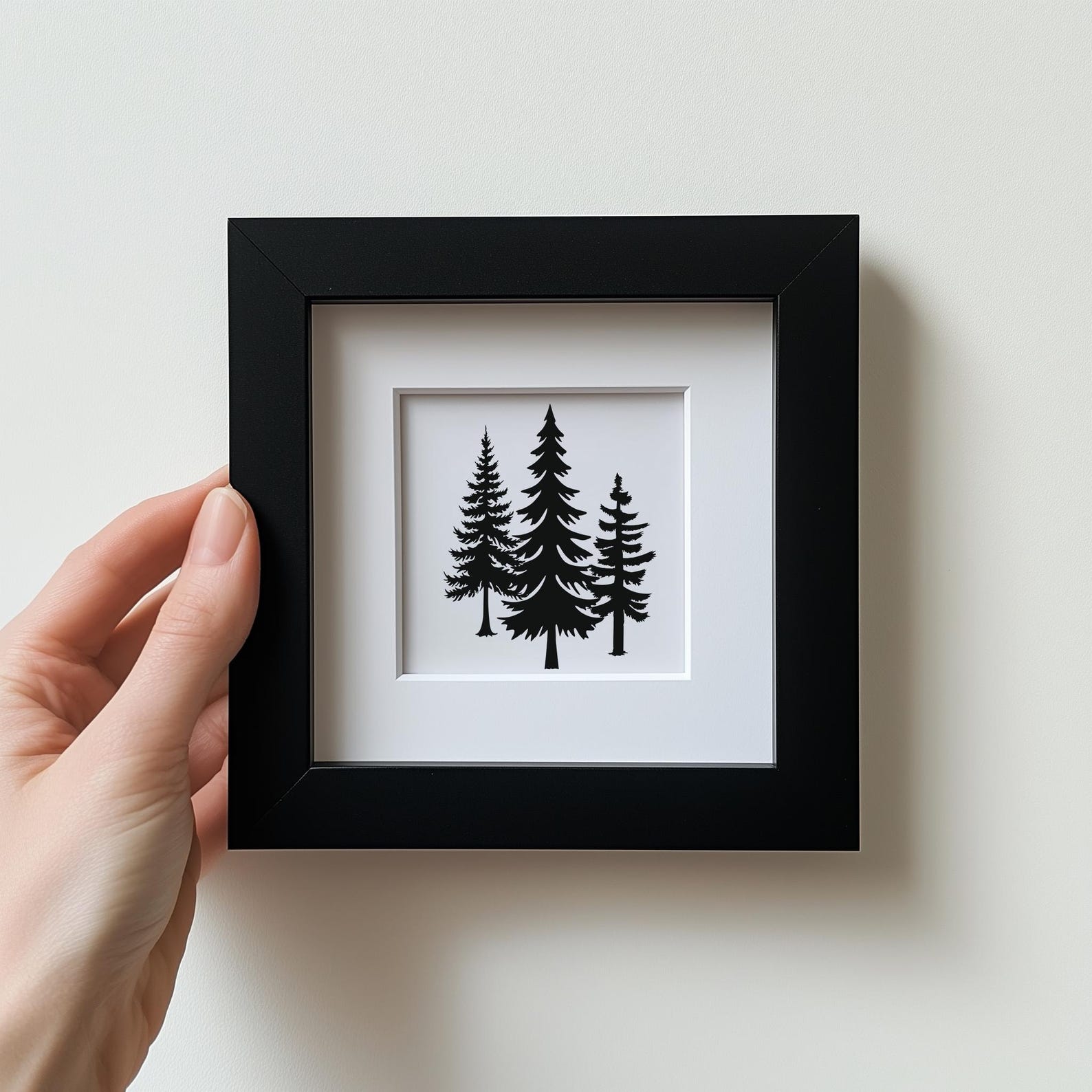 Pine Trees Decal | Adventure Sticker | Group of Three Trees Vinyl Decal ...