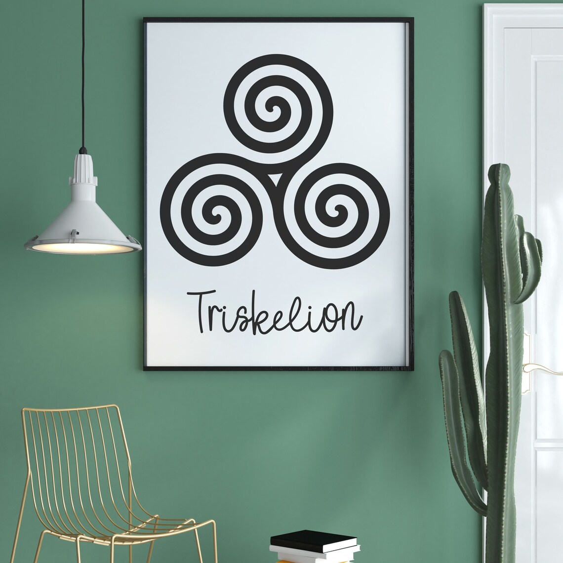 Triskelion Svg Celtic Symbol Hand Drawn | Etsy