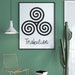 Triskelion Svg, Celtic Symbol, Hand Drawn - Etsy