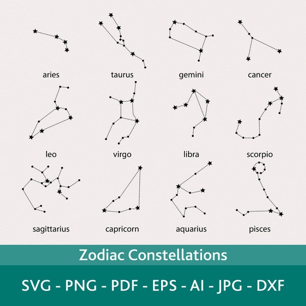 Constellation Svg - Etsy