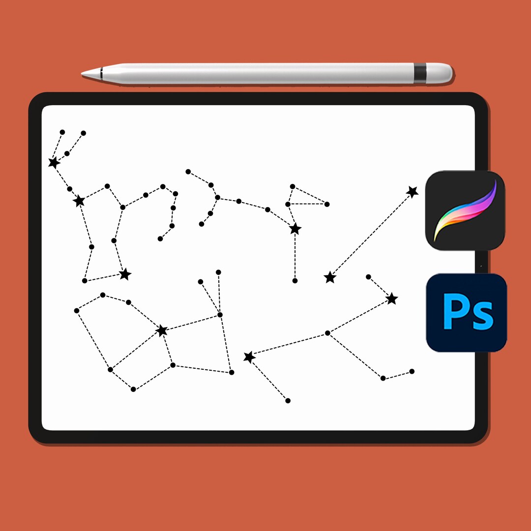 Pincéis Orion Constellations para Procreate e Photoshop (download ...