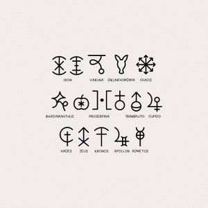 Astrology Astreroid Symbol Svg Bundle, Astrology Sign, Horoscope Svg ...