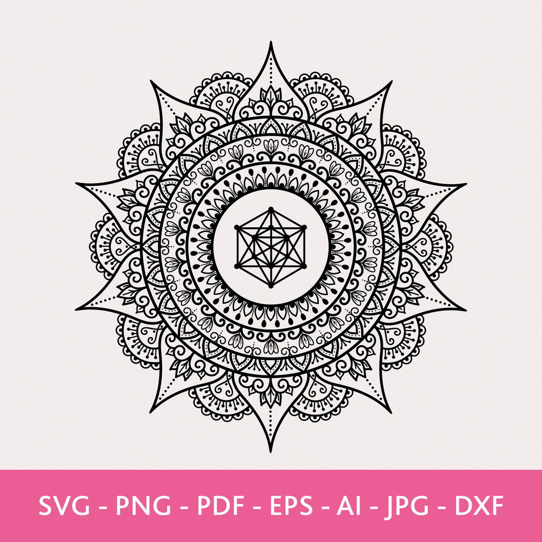 Soul Star Chakra Mandala SVG, Mandala Vector, Chakra Clipart, SVG for ...