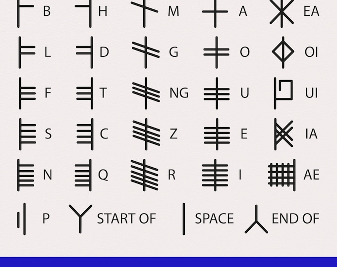 Theban (witches) Alphabet Clip Art - Vector and PNG - Etsy Canada