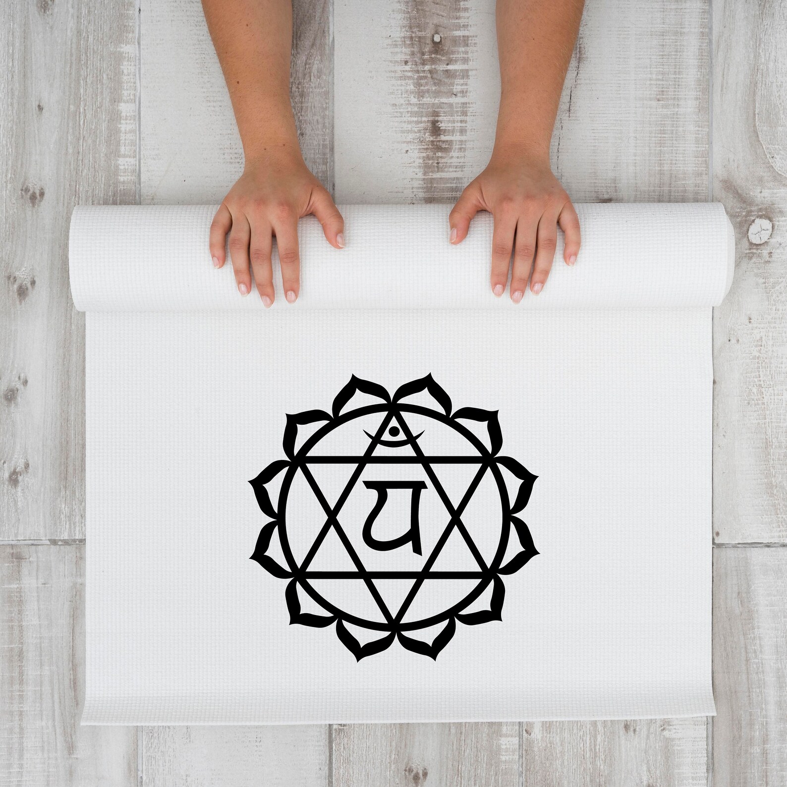 7 Chakra Symbols Vector Set: Spiritual Sacred Geometry Icon Bundle ...