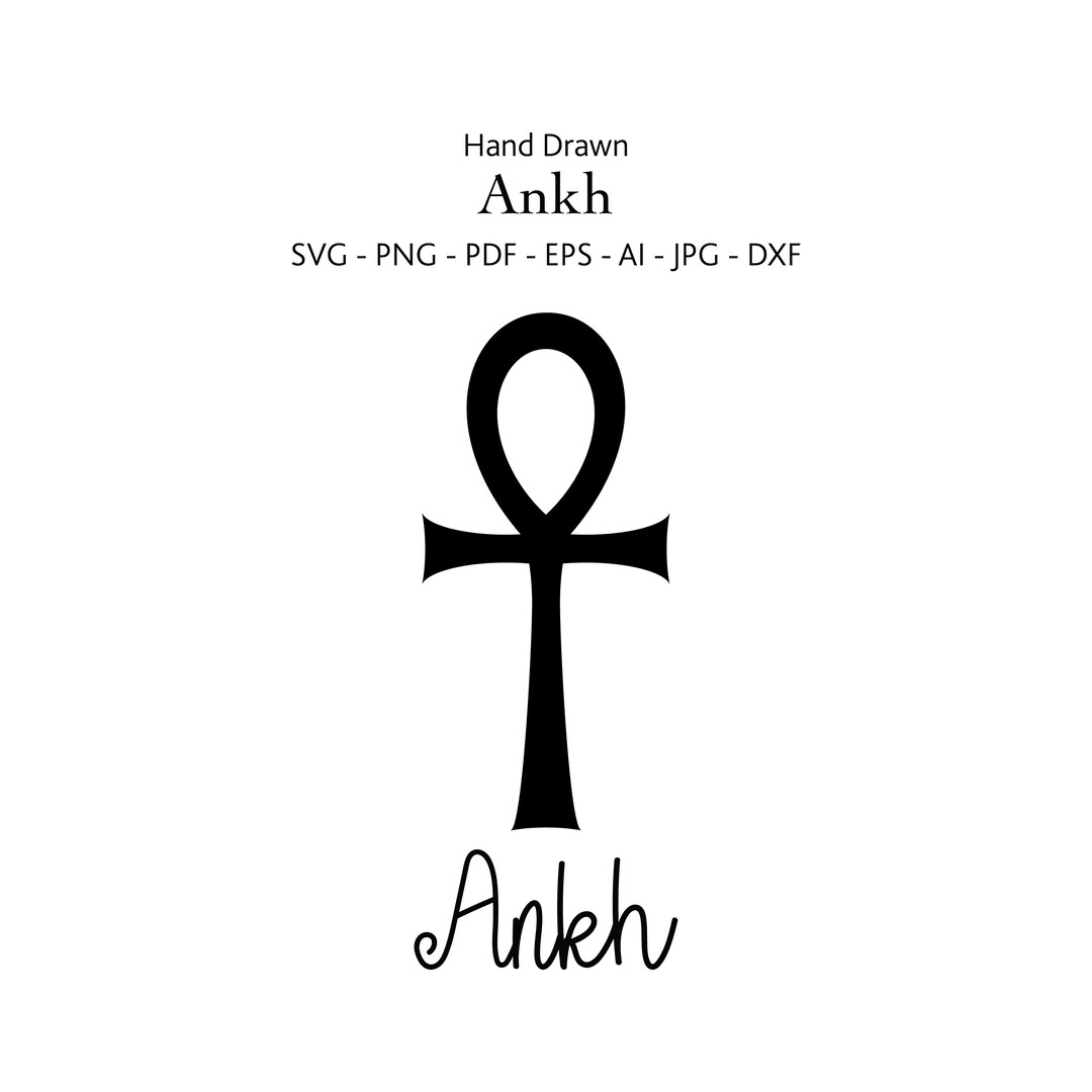Ankh Symbol Svg Clipart Files Hand Drawn - Etsy Hong Kong
