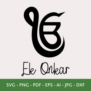 Ek Onkar Symbol SVG: Sikh Clipart Files (digital Download) - Etsy