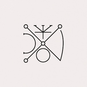 Sigils of Venus SVG, Planetary Sigil SVG, the Qamea SVG, Sigil of the Archangel, Sigil of the ...