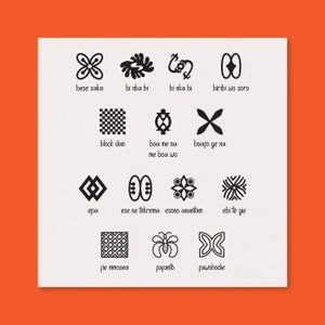 Procreate Adinkra Symbols Part 1 Brushes, Photoshop Stamps, Procreate ...