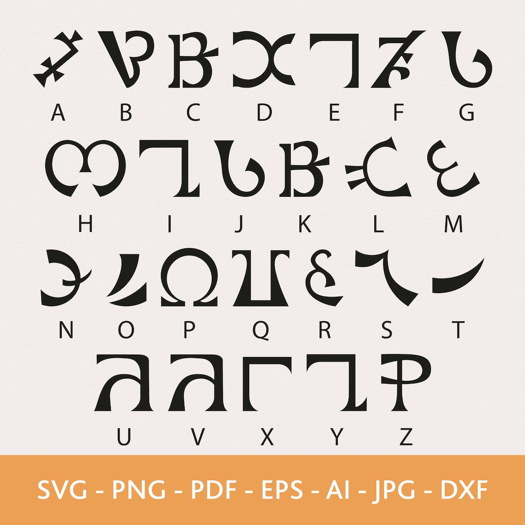 Supernatural Enochian Alphabet