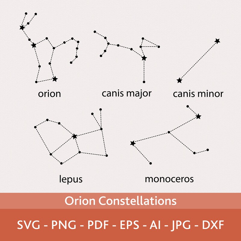 Constellation Svg - Etsy