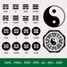 I-ching Symbols Svg Bundle, Feng Shui SVG, Energy SVG, Yin Yang Clipart ...