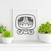 Mayan Calendar Svg, Tzolkin Calendar, Mayan Art, Aztec Print, Hand ...