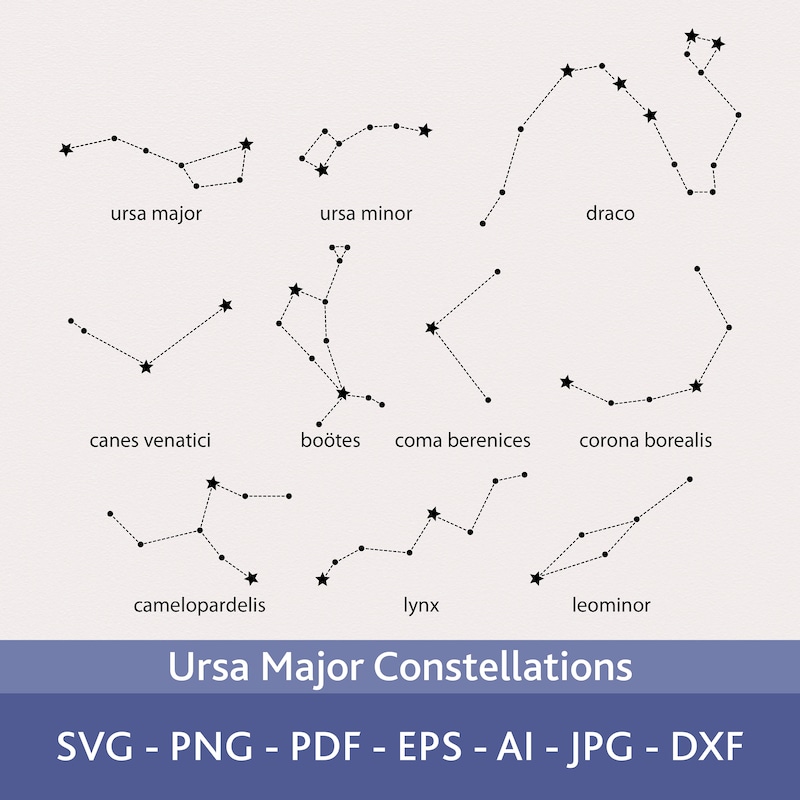 Constellation Svg - Etsy