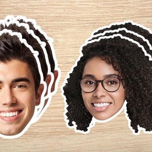 Custom Face Sticker Your Face Sticker Emote Sticker Birthday Face ...