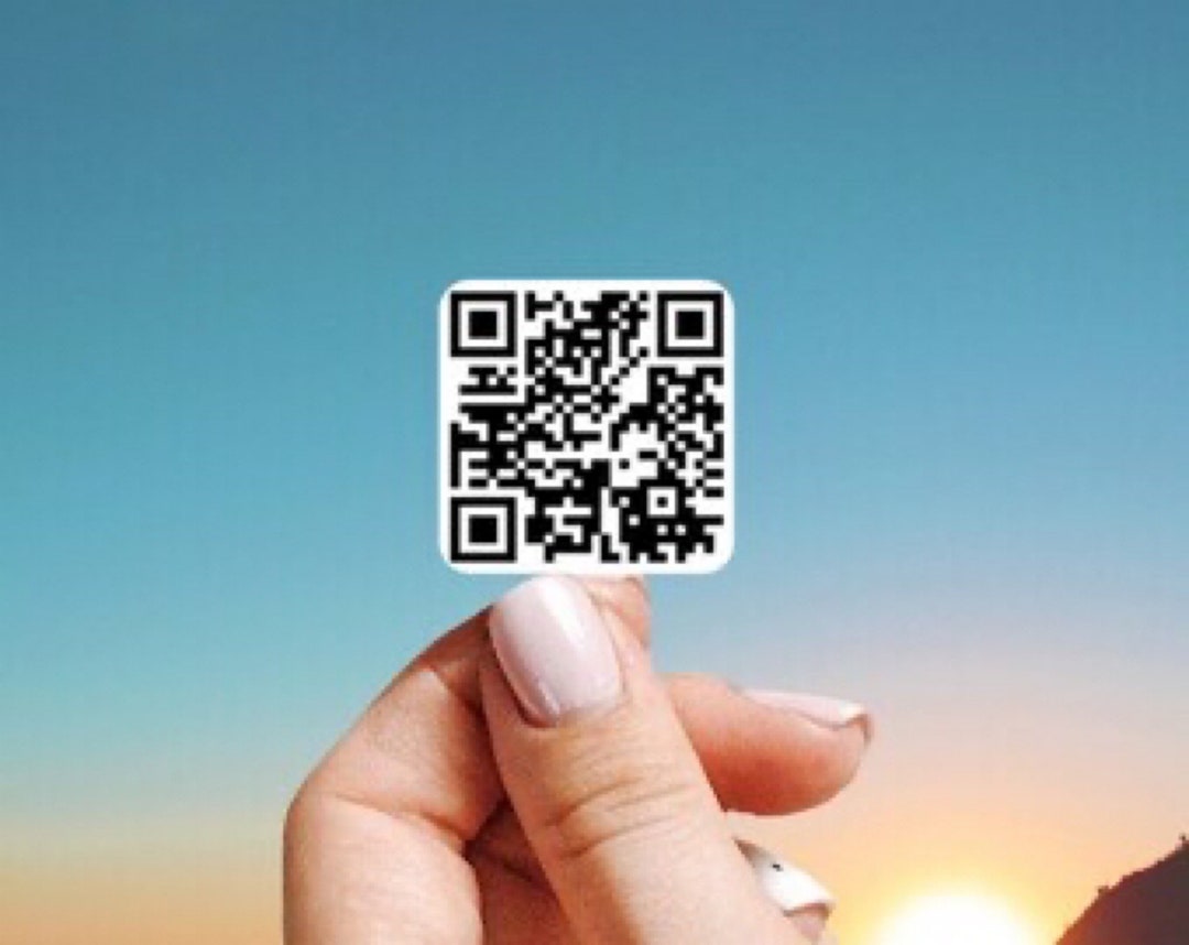QR Code Labels, Small Business Labels, Custom Labels, QR Code, Social ...