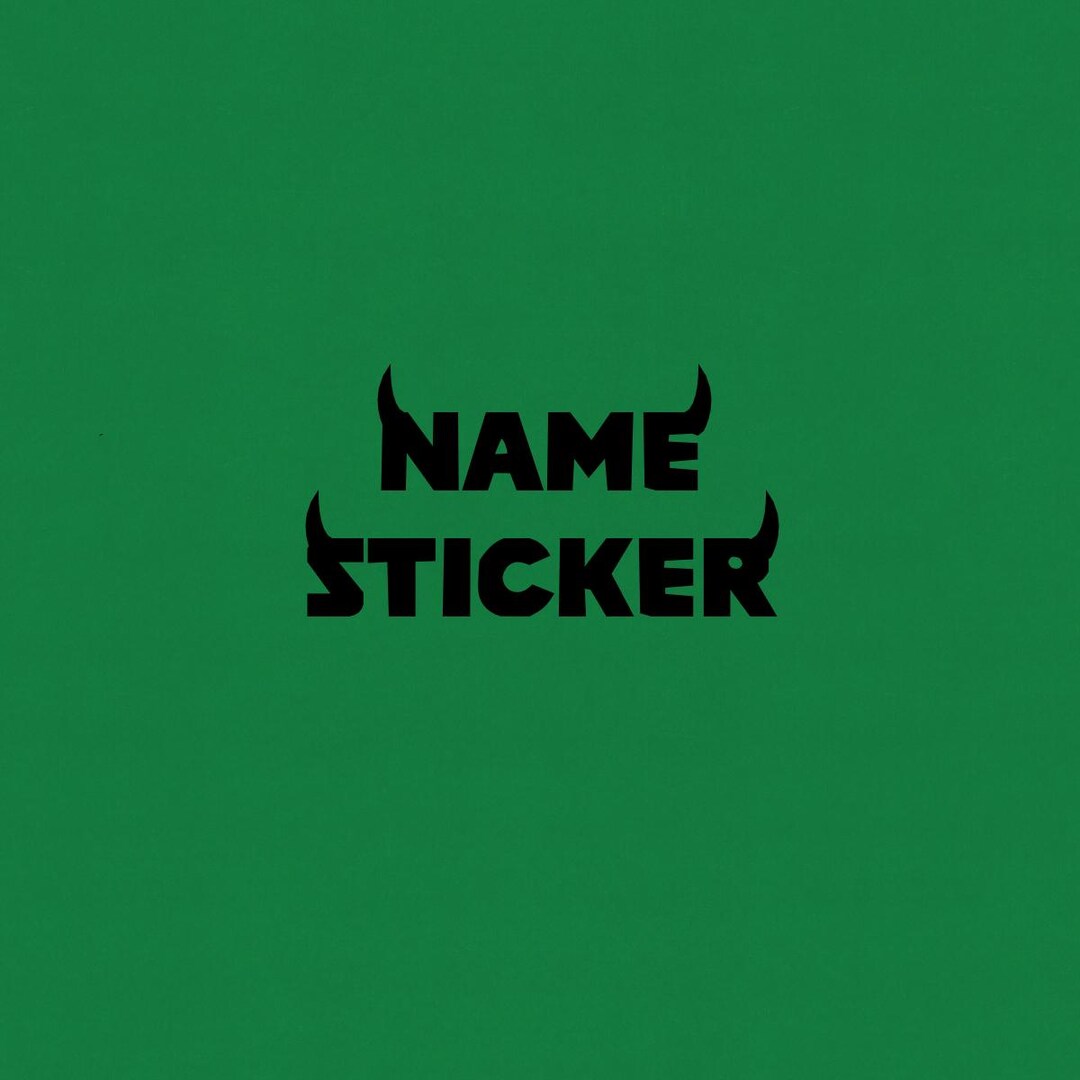 Personalized Sticker Name Sticker Tyler Sticker Stickers With Text - Etsy