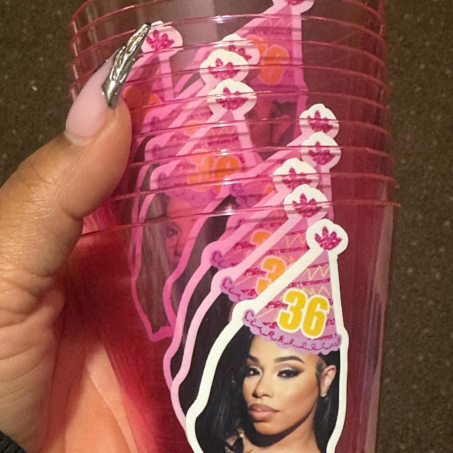 Custom Face Sticker Your Face Sticker Emote Sticker Birthday Face ...