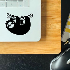 Sloth Vinyl Decal, Car Decal, Laptop Decal, Water Bottle Decal, Sloth ...