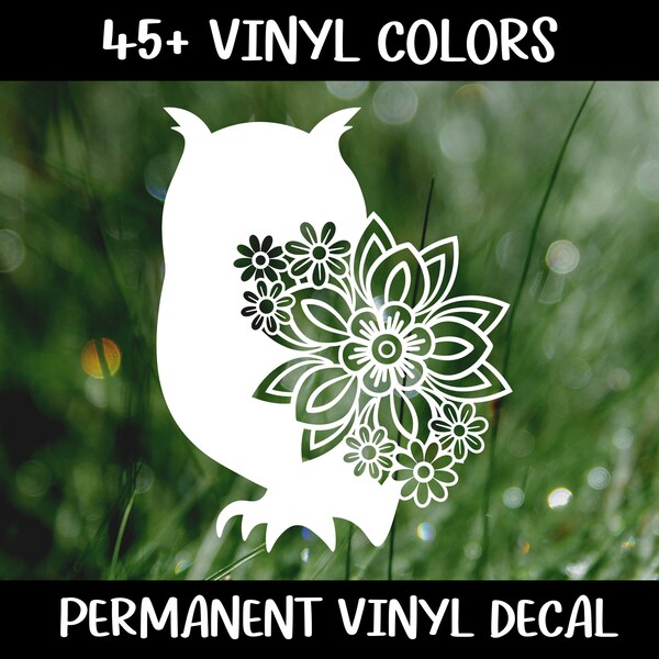 Owl Car Decal - Etsy