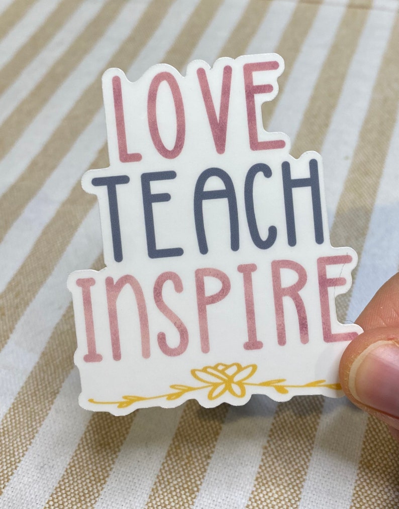 Teacher Stickers Pack Teacher Gifts Teacher Quote Stickers - Etsy