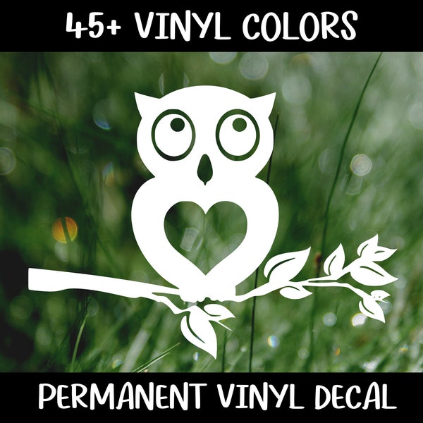Owl Car Decal - Etsy
