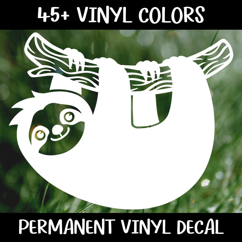 Sloth Decals - Etsy
