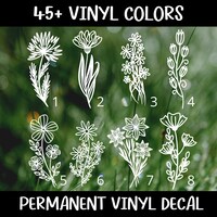 Flower Vinyl - Etsy