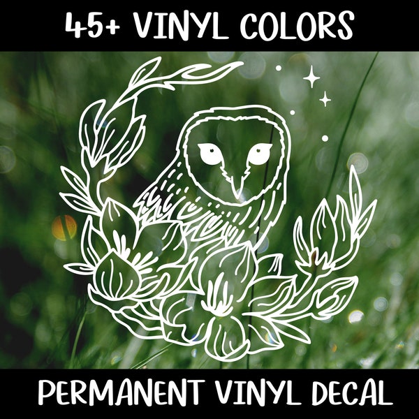 Owl Car Decal - Etsy