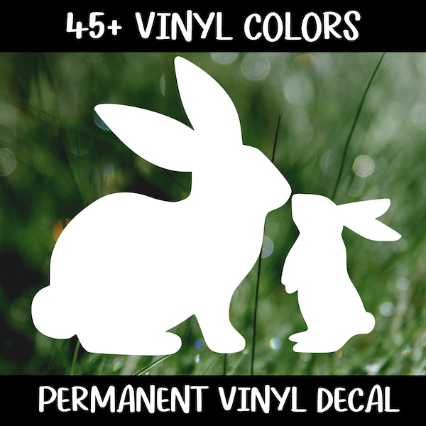 Bunny Wall Decal - Etsy