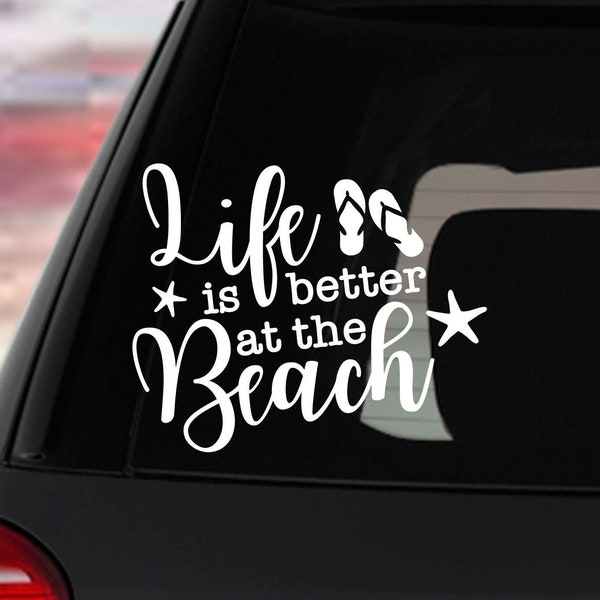 Beach Life Decal - Etsy