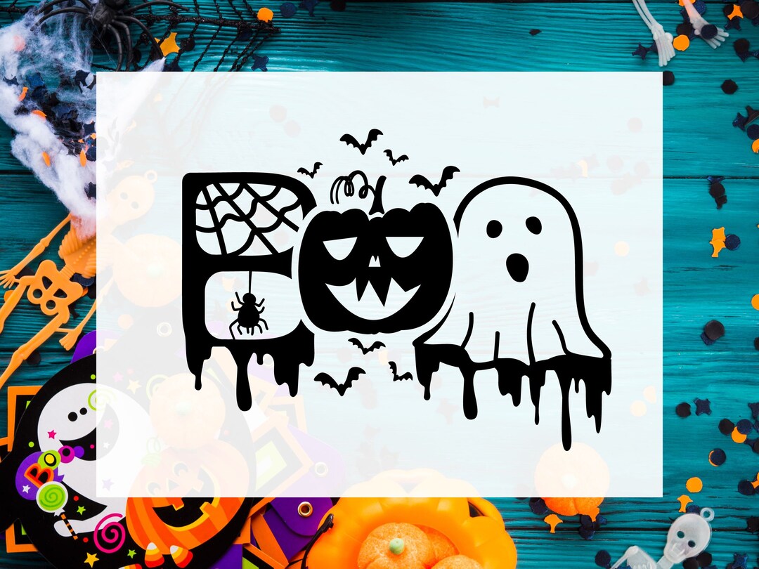 Boo Halloween Decal, Pumpkin Decal, Boo Decal, Fall Decal, Holiday ...