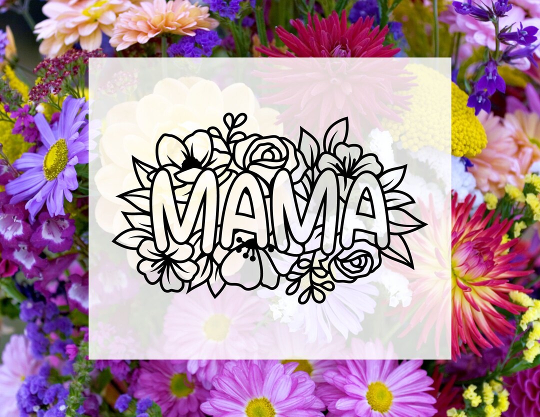 Mama Decal, Mothers Day Decal, Car Decal, Tumbler Decal, Laptop Decal ...