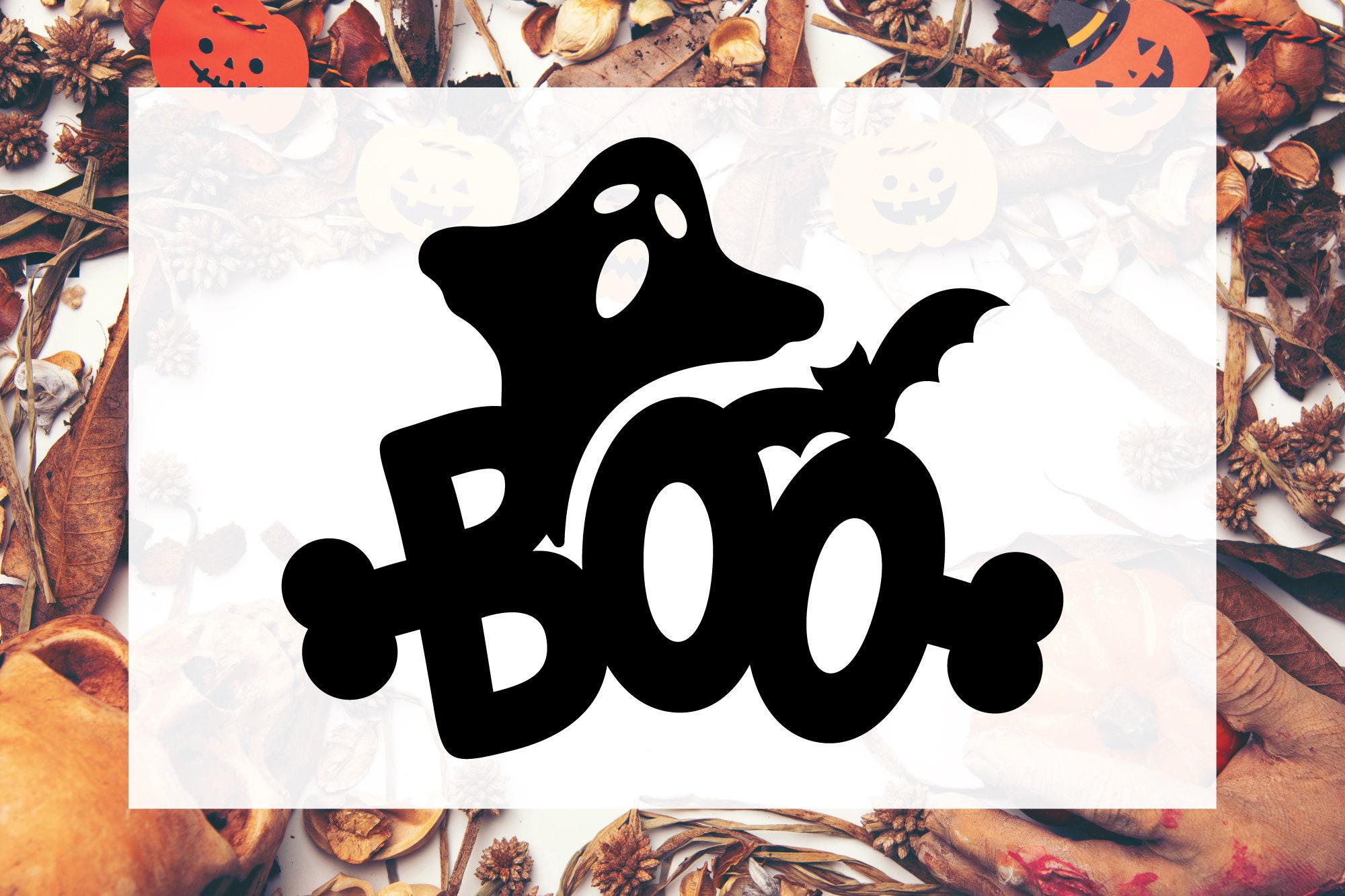 Halloween Decal, Boo Decal, Fall Decal, Holiday Decal, Ghost Decal ...