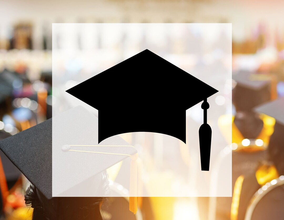 Graduation Hat Decal, Graduation Sticker, Graduation Gift, Class of ...