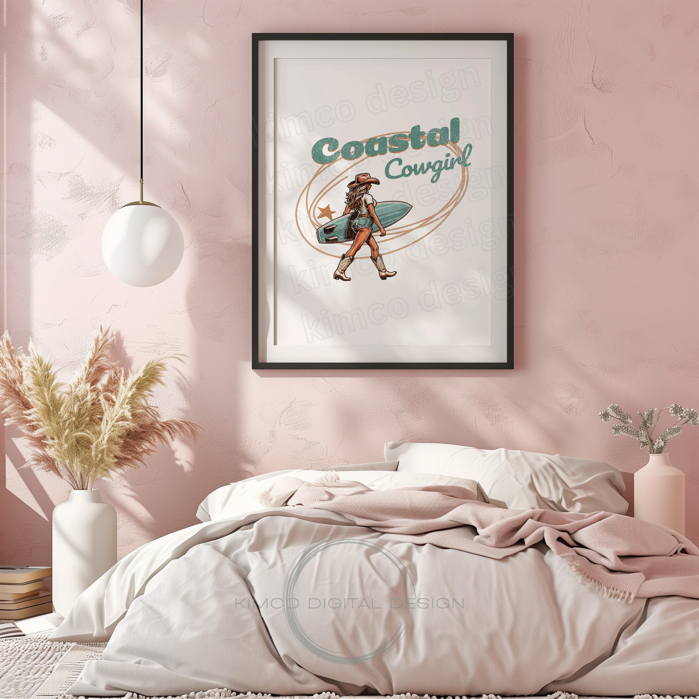 Coastal Cowgirl Summer PNG Clipart, Transparent Background, Shirt ...