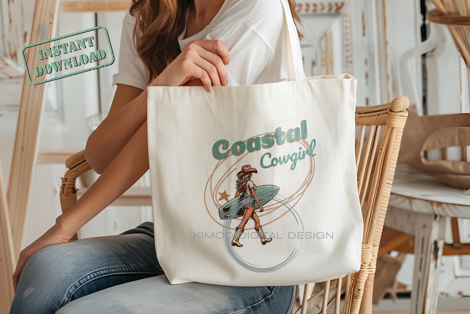 Coastal Cowgirl Summer PNG Clipart, Transparent Background, Shirt ...