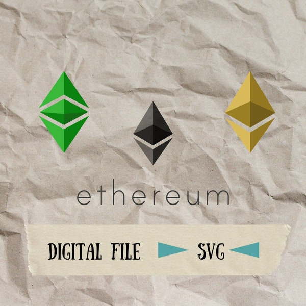 Ethereum Svg - Etsy