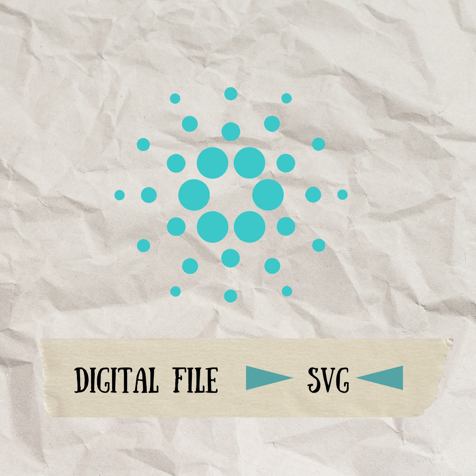 Cardano Logo SVG Instant Download Design Cricut | Etsy