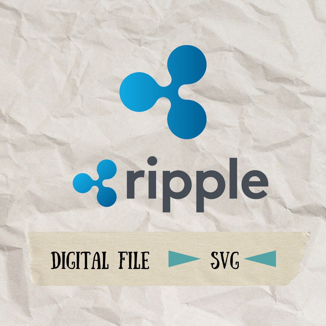 Ripple Logo SVG | Instant Download Design | Cricut | Silhouette - Etsy
